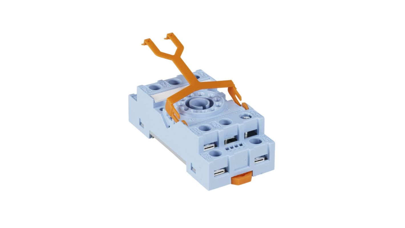 S3-S | Releco MRC 11 Pin 250V DIN Rail Relay Socket, for use with 11 ...