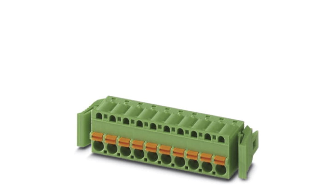 1925702 | Phoenix Contact 5.08mm Pitch 3 Way Pluggable Terminal Block ...