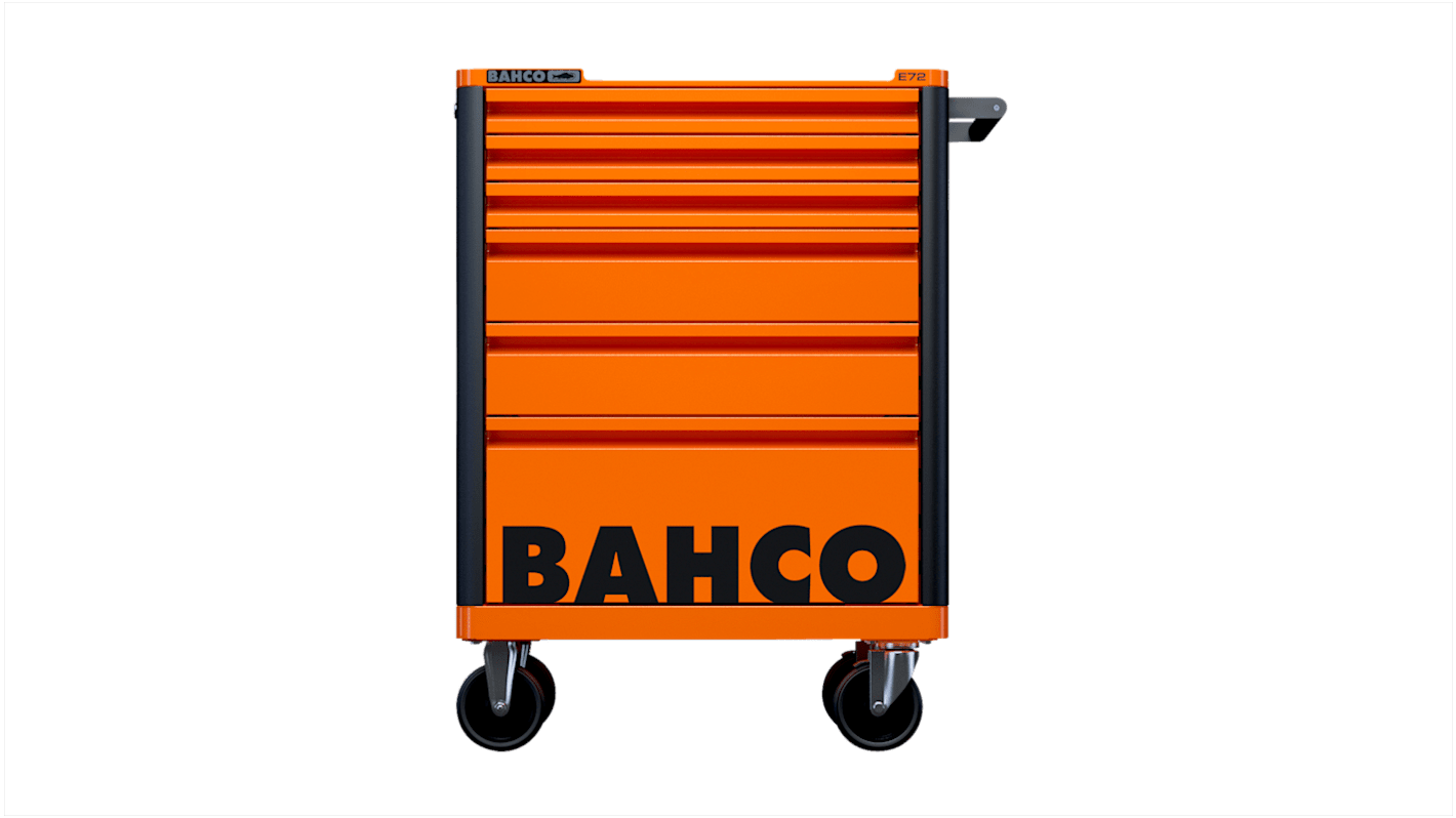1472K6 | Bahco 6 drawer Solid Steel Wheeled Tool Chest, 965mm x 693mm x ...