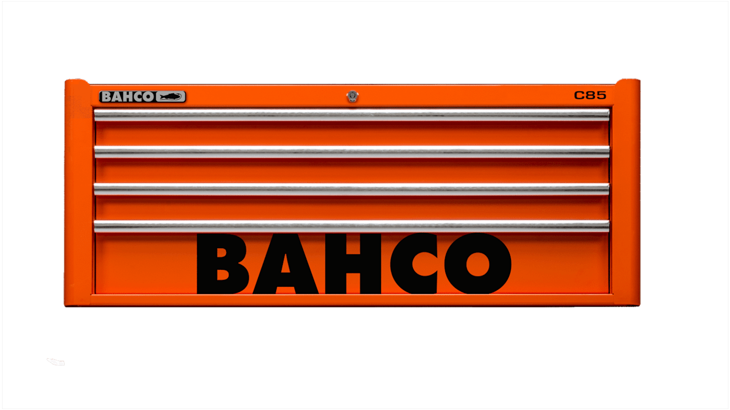 1485KXL4 | Bahco 4 drawer Stainless Steel (Top) Tool Chest, 419mm x ...