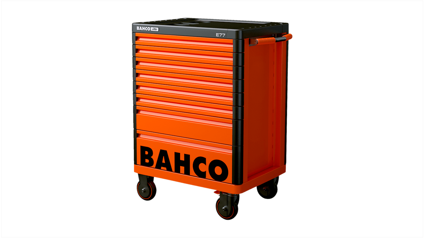 1477K8 | Bahco 8 drawer Solid Steel Wheeled Tool Chest, 985mm x 693mm x ...