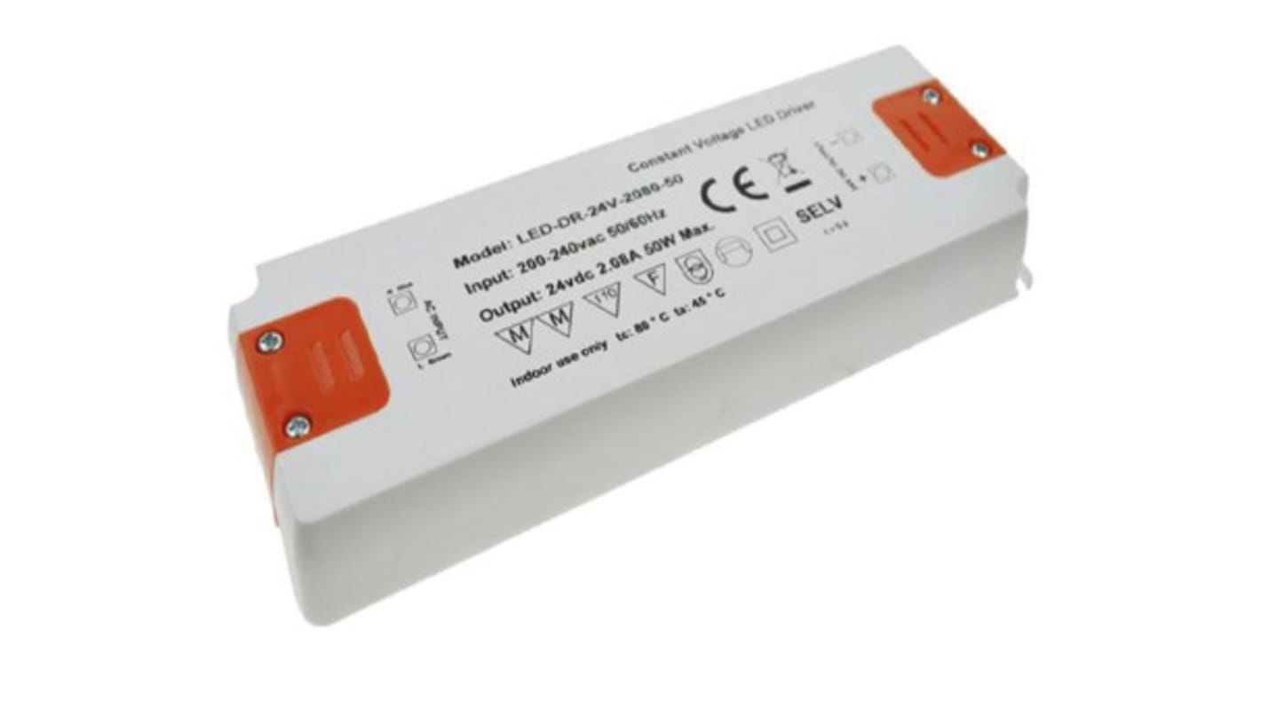 RS PRO, 24V Output, 50W Output, 2.08A Output, Constant Voltage | RS