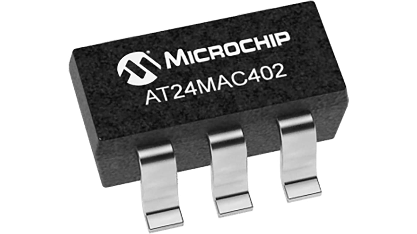 Microchip AT24MAC402-STUM-T, 2kbit Serial EEPROM Memory 5-Pin SOT-23 | RS