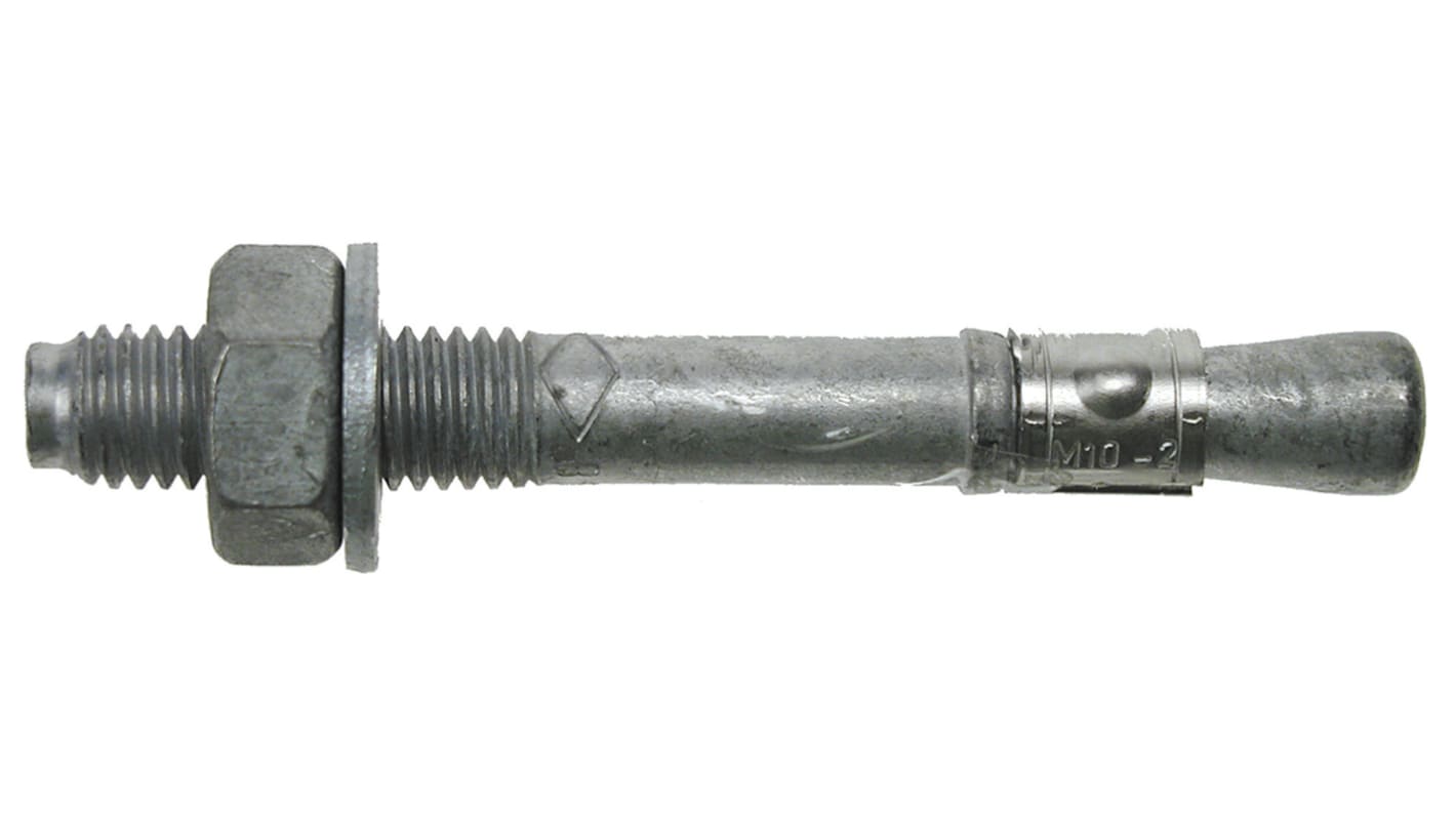 RS PRO Through Bolt 16 Dia.mm x 150mm, 18mm Fixing Hole | RS