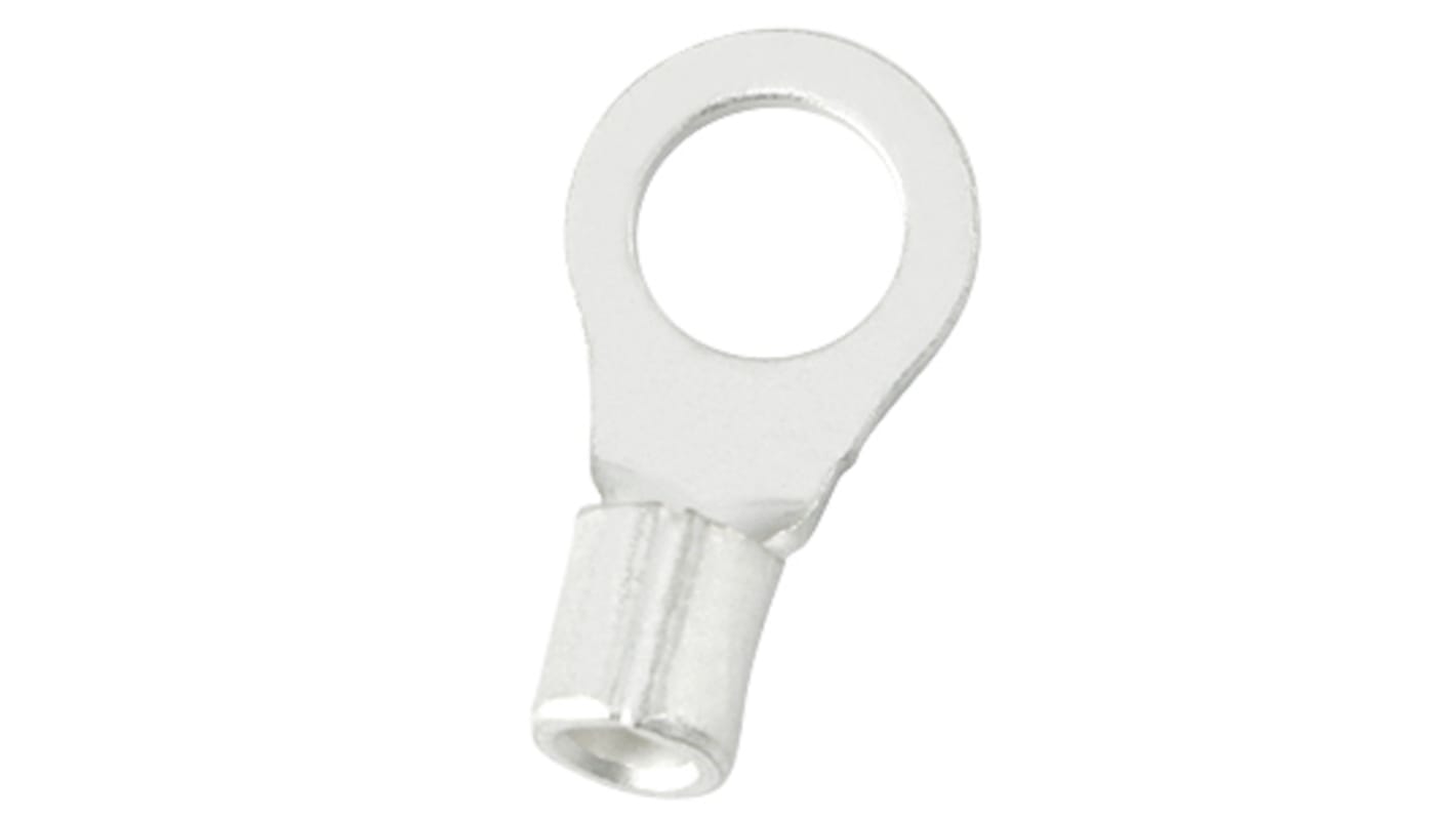 RS PRO Uninsulated Ring Terminal, 5.3mm Stud Size, 0.5mm² to 1.5mm² ...