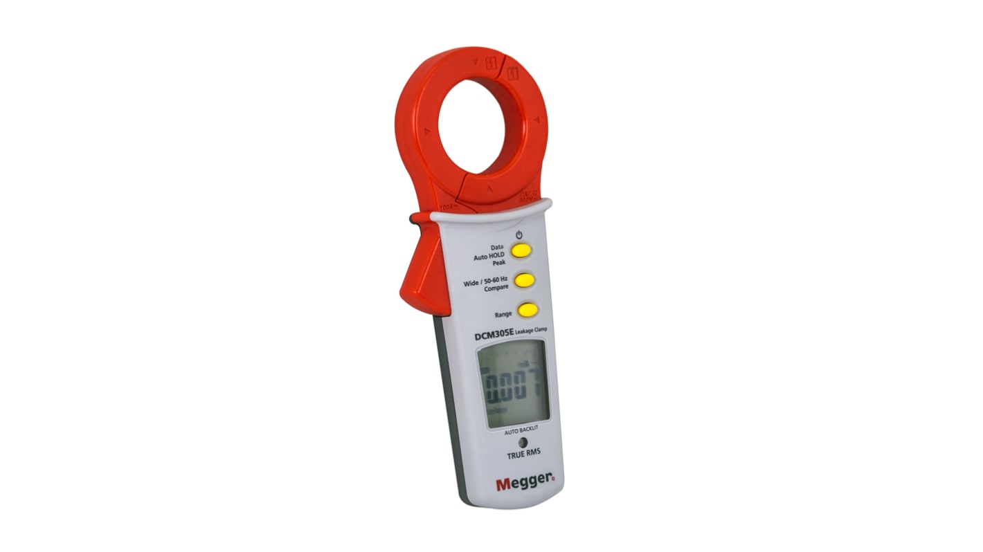 2009-574 | Megger DCM305E Clamp Meter, Max Current 100A ac CAT III 300V ...