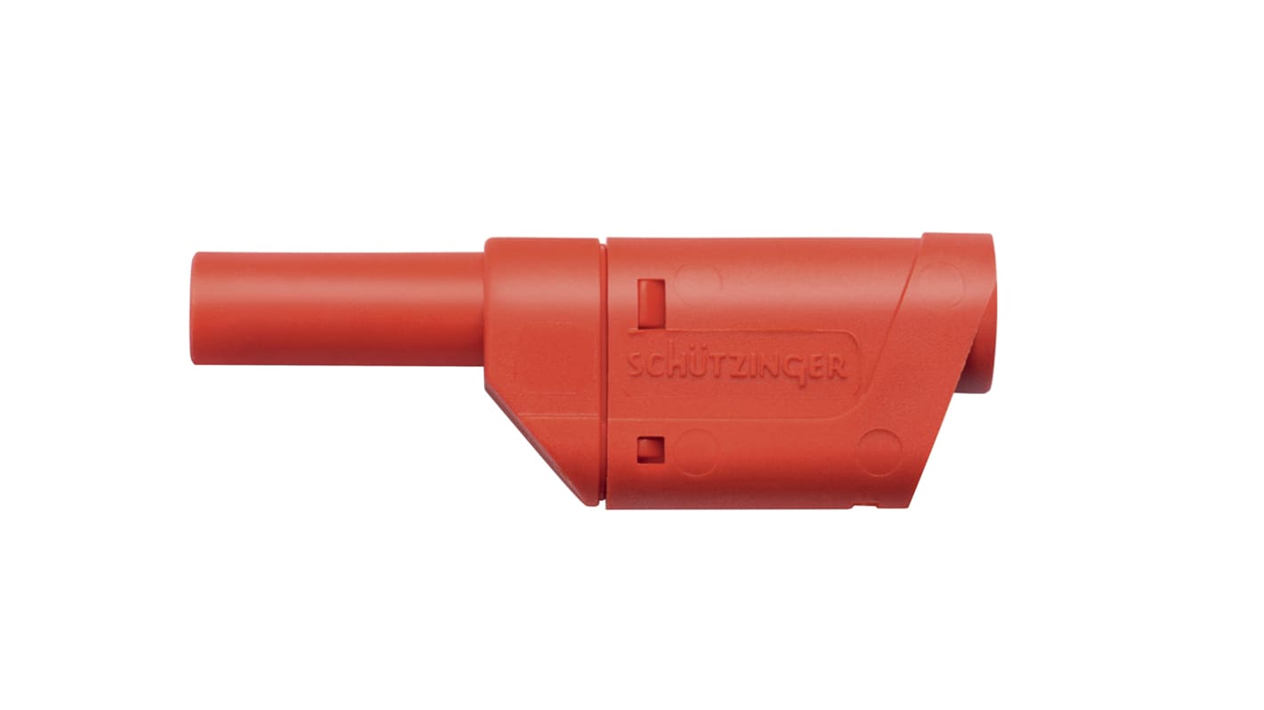SFK 40 S Ni / OK / RT | Schutzinger Red Male Banana Plug, 4 mm ...