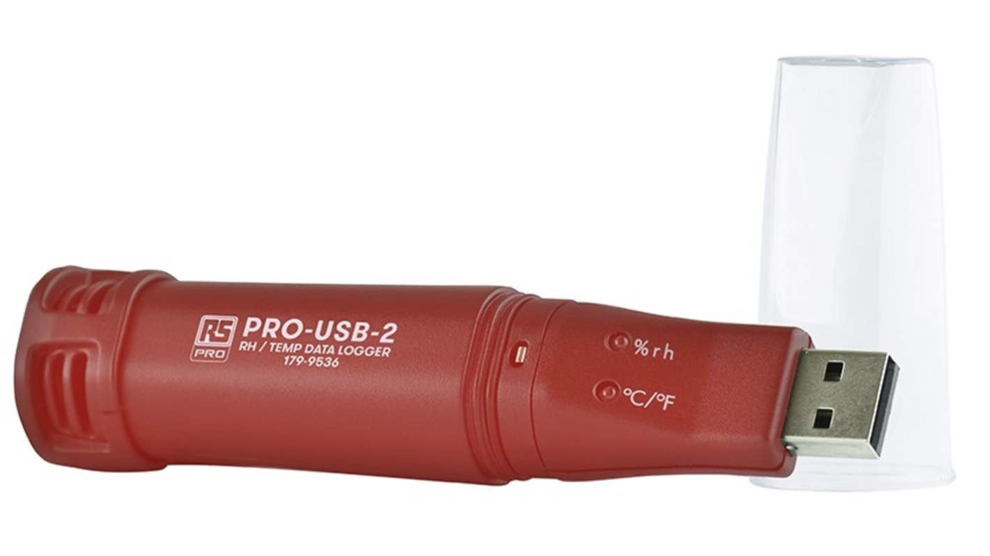 RS PRO PRO-USB-2 Temperature & Humidity Data Logger, USB | RS