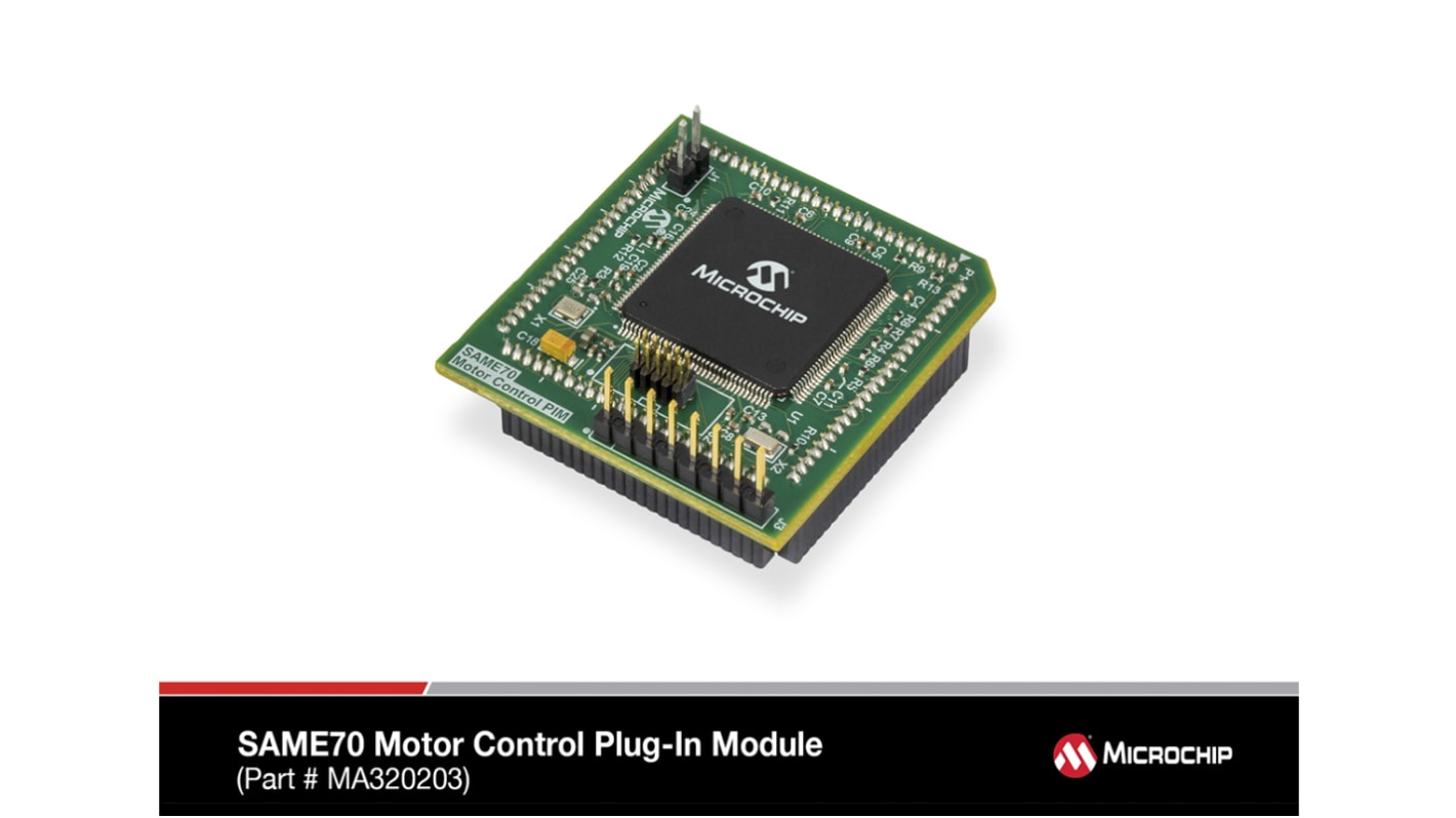 MA320203 | Microchip ATSAME70 Motor Control Plug In Module for ATSAME70 ...