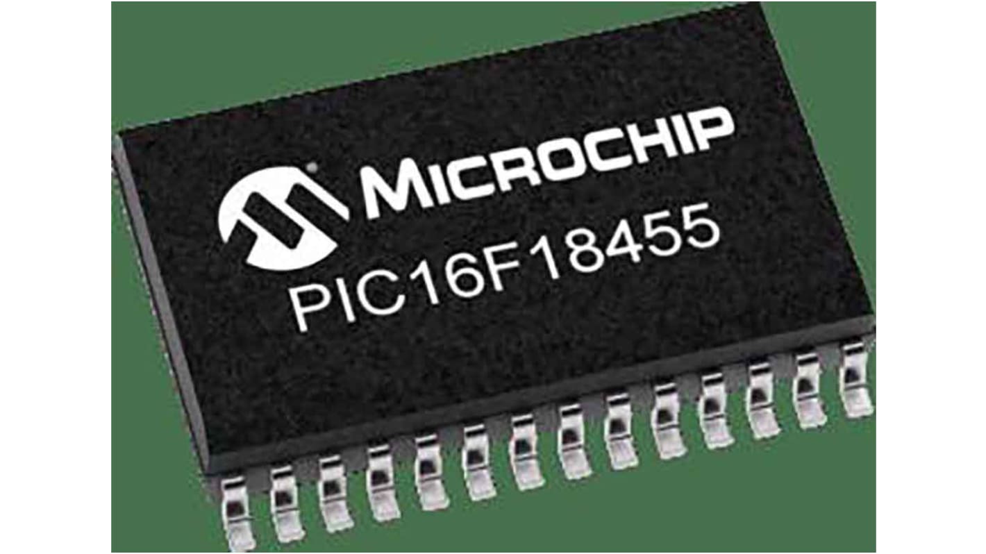Microchip PIC16F18455-I/SO, 8bit PIC Microcontroller, PIC16F, 32MHz, 14 kB Flash, 28-Pin SOIC | RS
