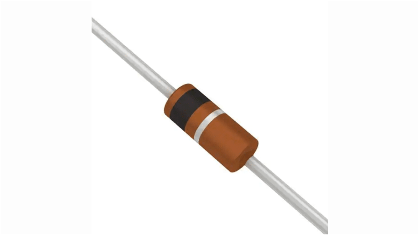 Diodo de conmutación, 1N4148TR, 300mA, 75V Diodo de silicio, 2-Pines | RS