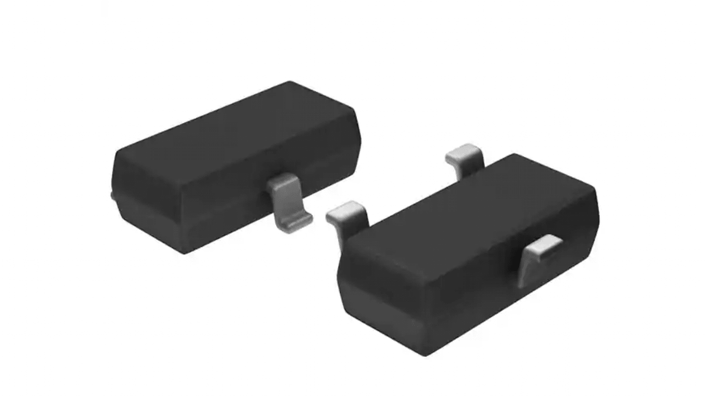 BZX84C10-E3-08 | Vishay, 10V Zener Diode ± 2% 0.42 W SMT 3-Pin SOT-23 | RS