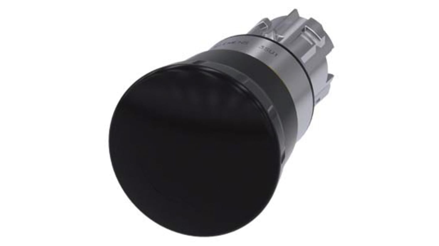 3SU1050-1HB10-0AA0 | Siemens 3SU1 Series Black Latching Push Button ...