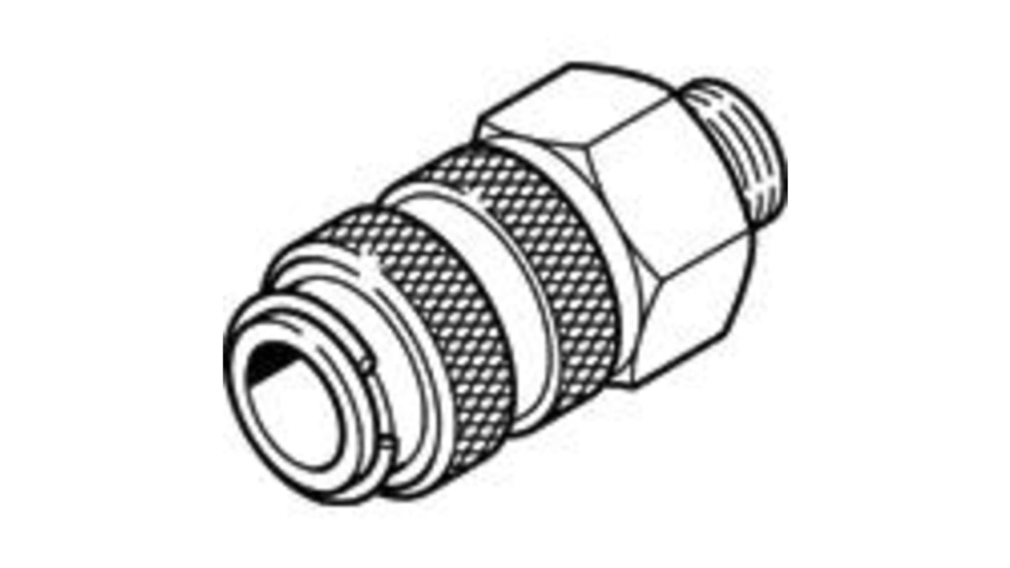 KD3-1/4-A | Festo Brass Female Pneumatic Quick Connect Coupling, G 1/4 ...
