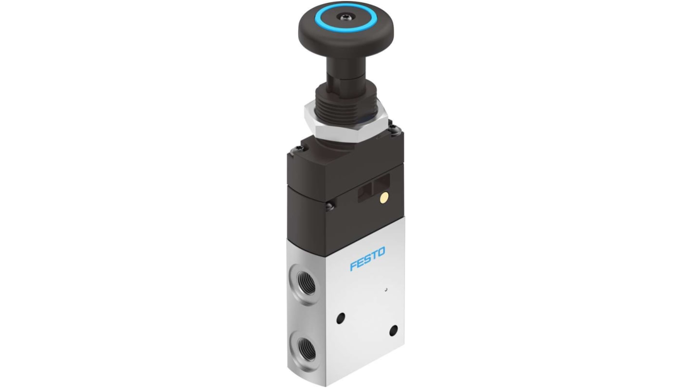 VHEF-PTC-M32-M-G18 | Válvula neumática de mando manual 3/2 Festo ...