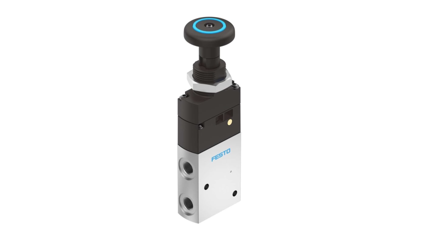 VHEF-PTC-M32-M-G14 | Festo Push Button 3/2 Pneumatic Manual Control ...