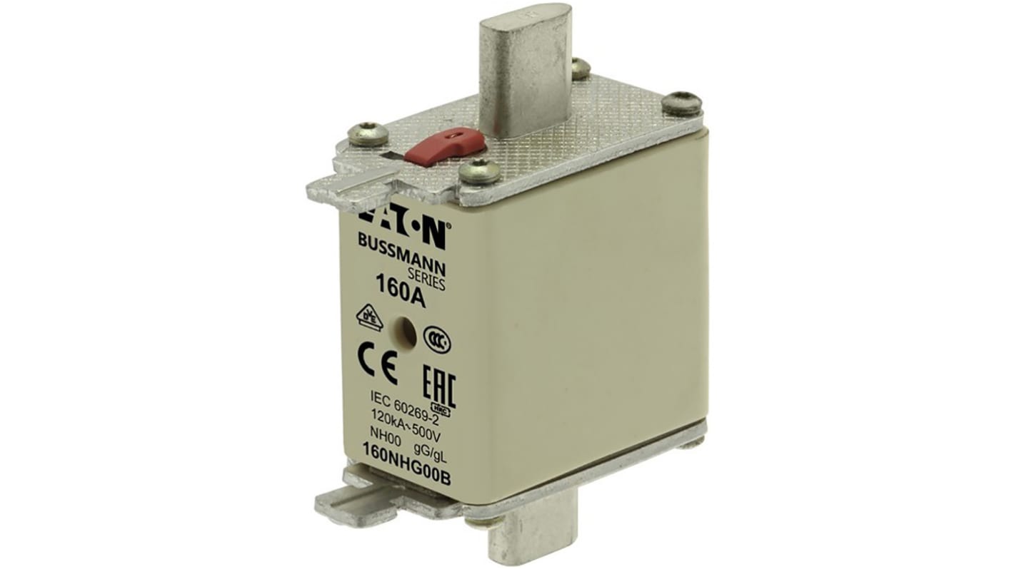 100NHG00B-690 | Eaton 100A NH Fuse, NH00, 690V ac | RS