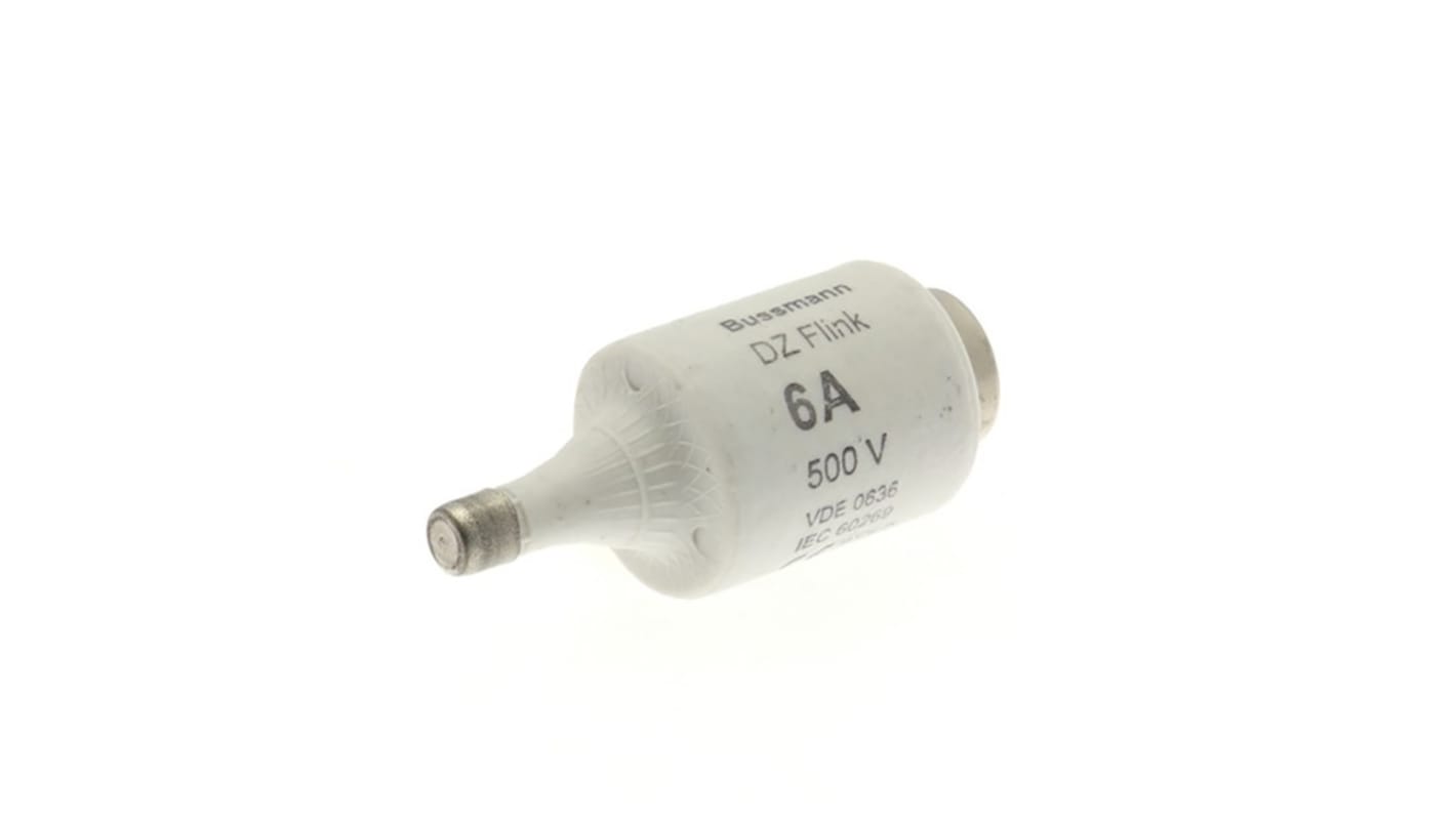 6D27Q | Eaton 6A DII Bottle Fuse, E27 Thread Size, gG, 500V ac | RS