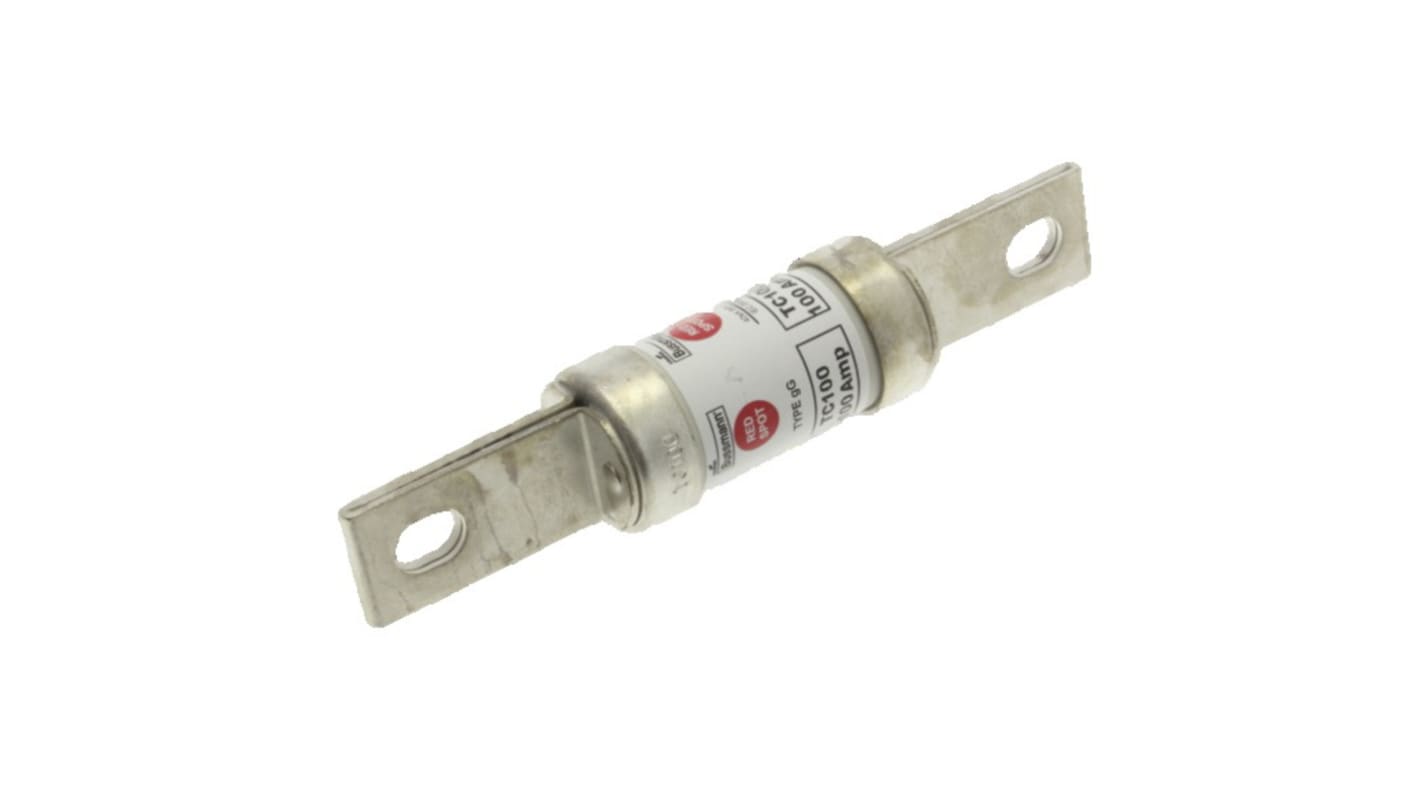 TC100 | Eaton 100A Bolted Tag Fuse, B1, 350 V dc, 660V ac, 111mm | RS