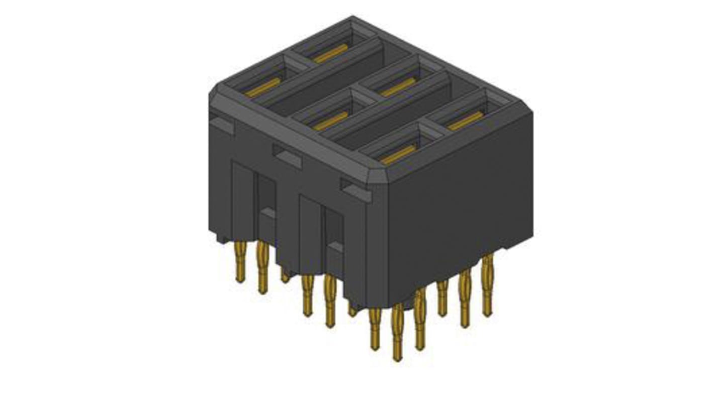 10061290-555444PLF | Amphenol Communications Solutions, Airmax VS 6mm ...