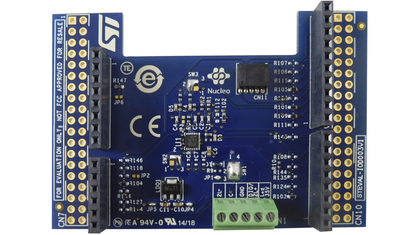 STMicroelectronics IO-Link (PHY) Device Evaluation Board L6362A Evaluation Board for STM32 ...