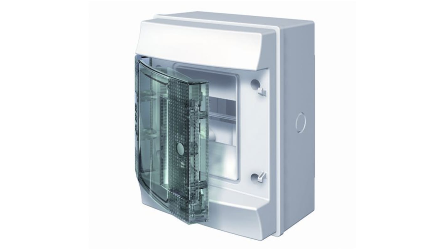 151210 | ABB 4 Way Plastic Consumer Unit, 63A, IP65 Mistral65 | RS