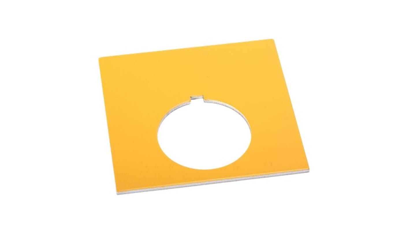 800T-X645Y | Allen Bradley Blank label for Use with 30 mm Push Buttons | RS