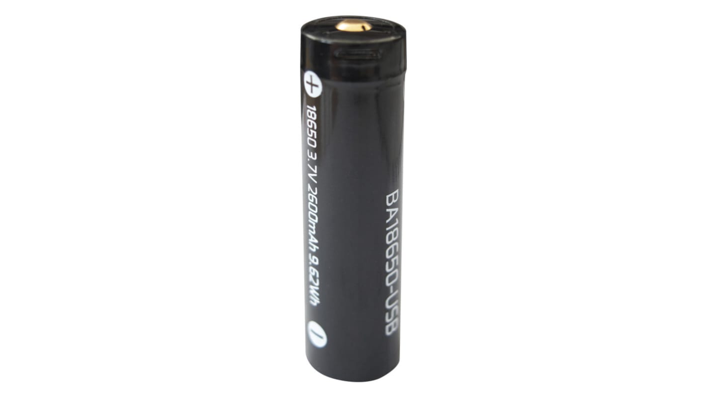 BA18650-USB | Rechargeable Li-Ion Torch Battery for HT800RX Head Torch ...