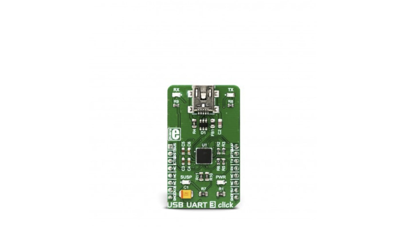 MikroElektronika USB UART 3 Click CP2102N Module MIKROE-3063 | RS