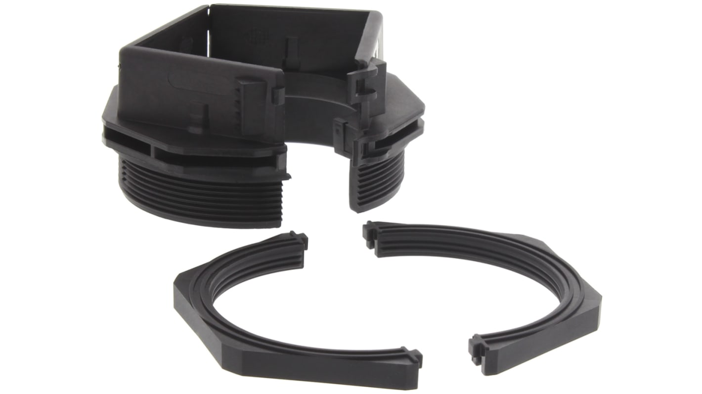 RS PRO Black Nylon Cable Gland Kit, M63 Thread, IP66 | RS