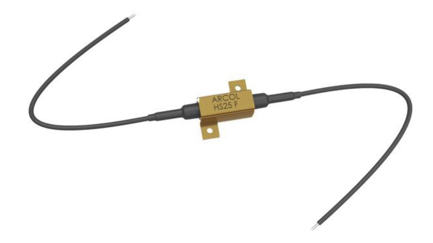 Arcol, 1Ω 100W Aluminium Chassis Mount Resistor HS100F 1R F ±1% | RS