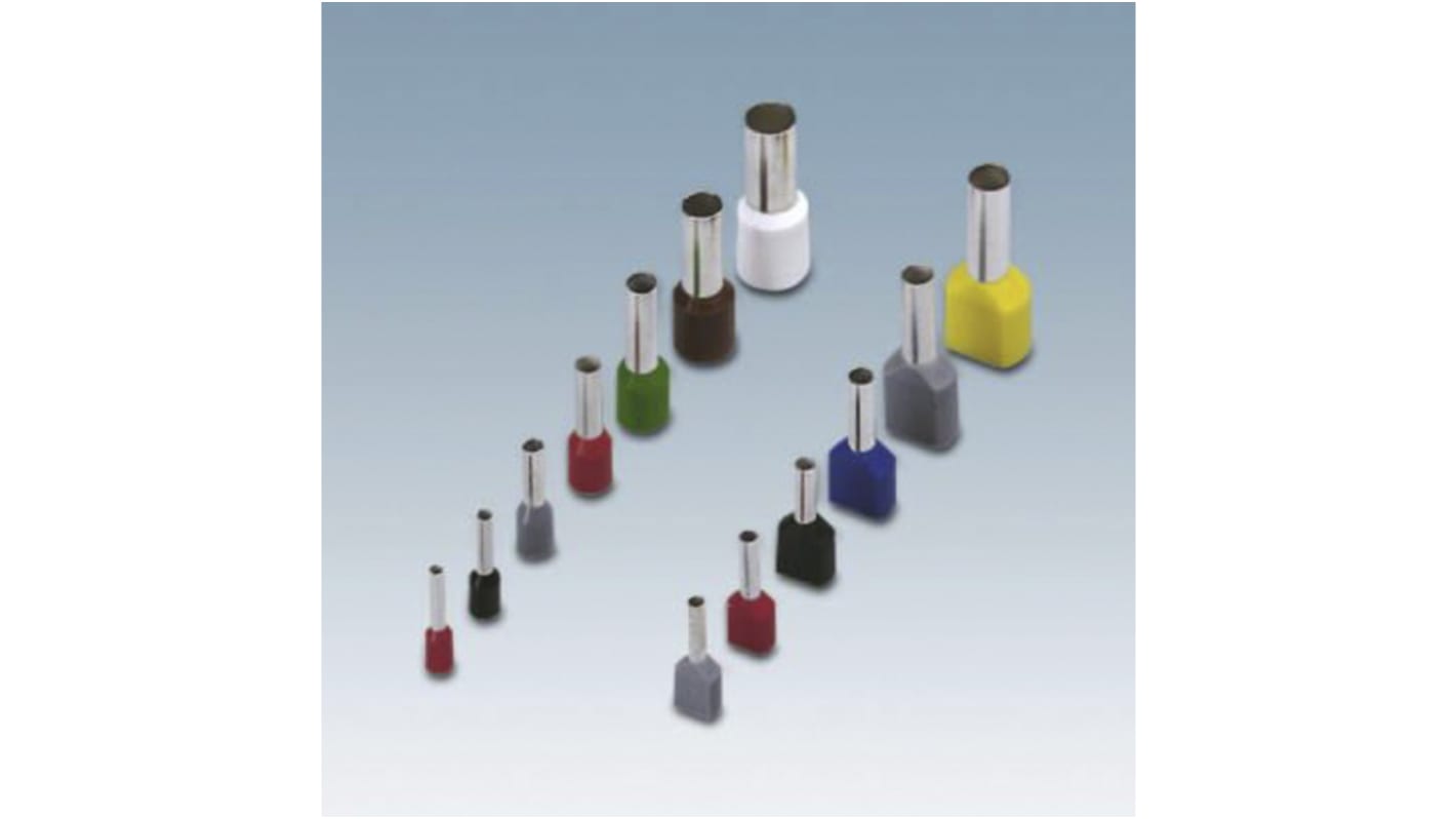 3200535 | Phoenix Contact Insulated Crimp Bootlace Ferrule, 10mm Pin ...