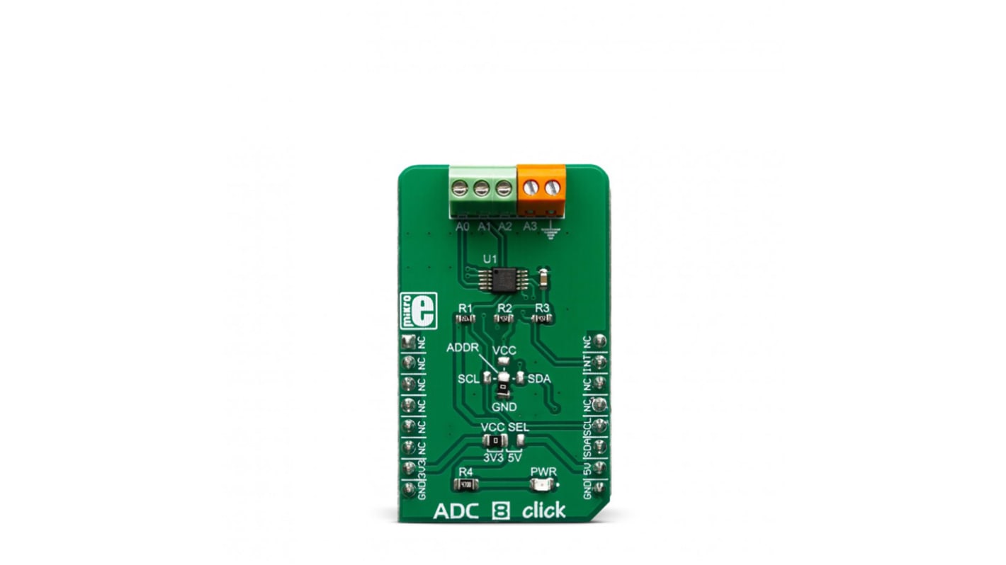 MikroElektronika MIKROE-3394 ADC 8 Click Development Kit Signal Conversion Development Kit | RS