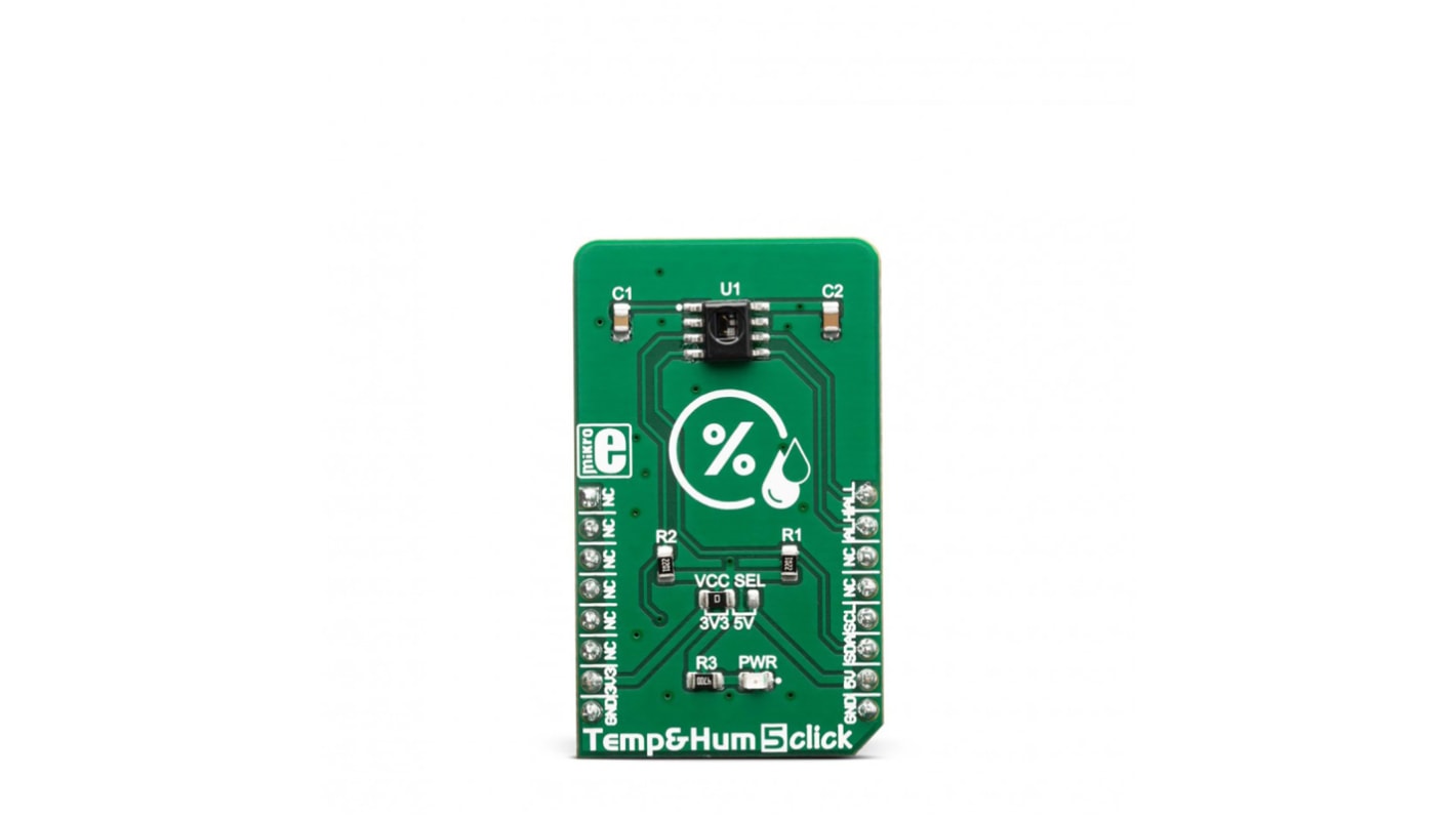 MIKROE-3425 | MikroElektronika Temp&Hum 5 Click Temperature & Humidity Sensor for HIH6130 | RS