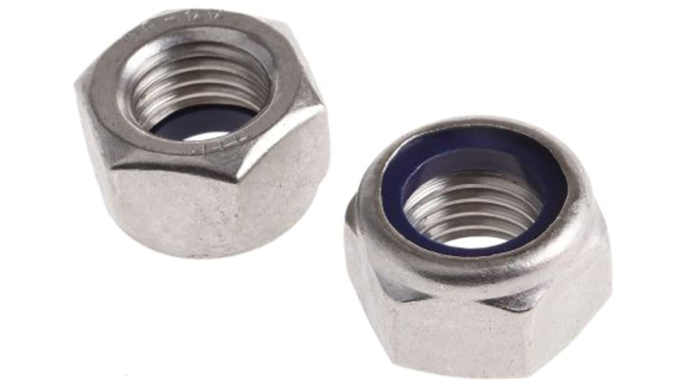 RS PRO Stainless Steel Lock Nut, DIN 985, M20 | RS