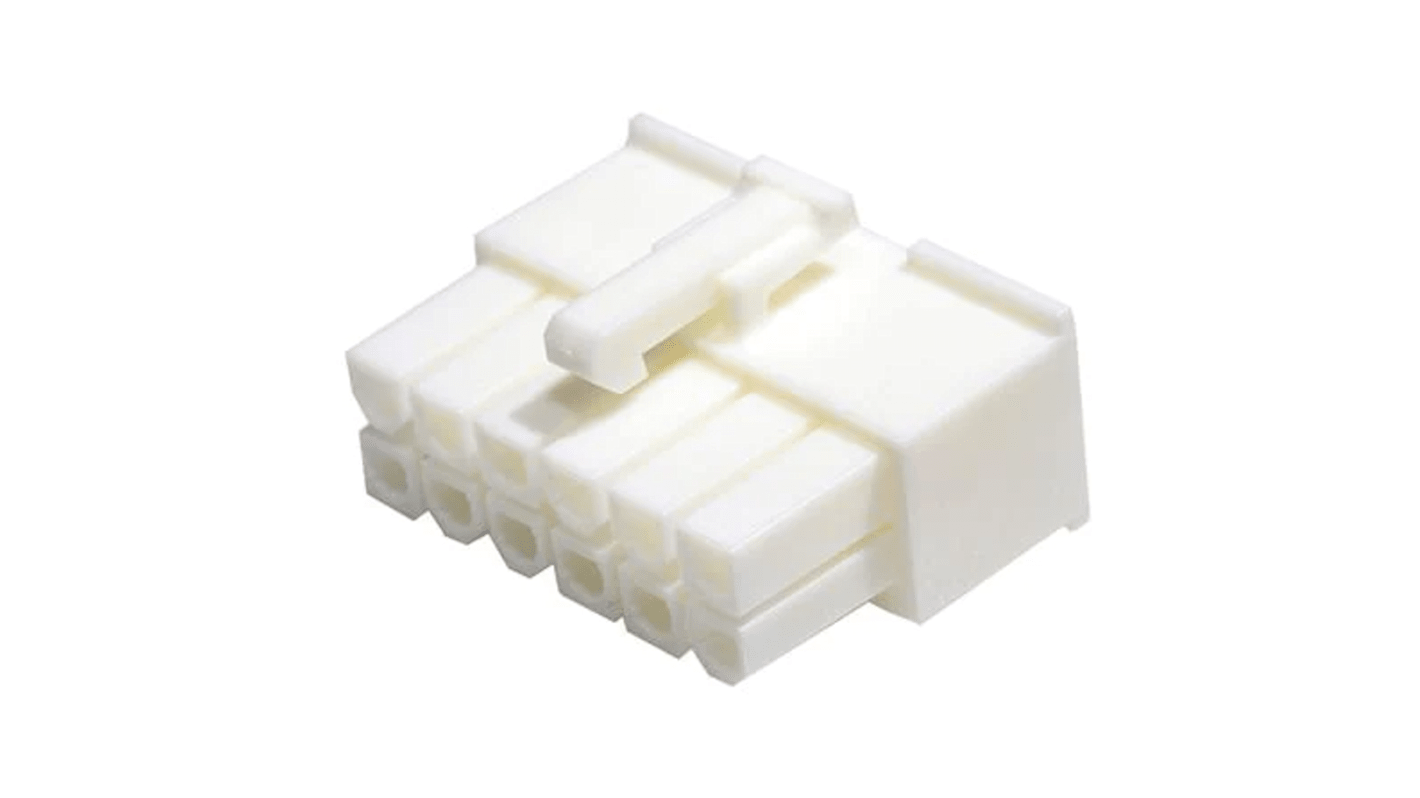 39-01-2125 | Molex, Mini-Fit Female Crimp Connector Housing, 4.2mm Pitch, 12 Way, 2 Row | RS