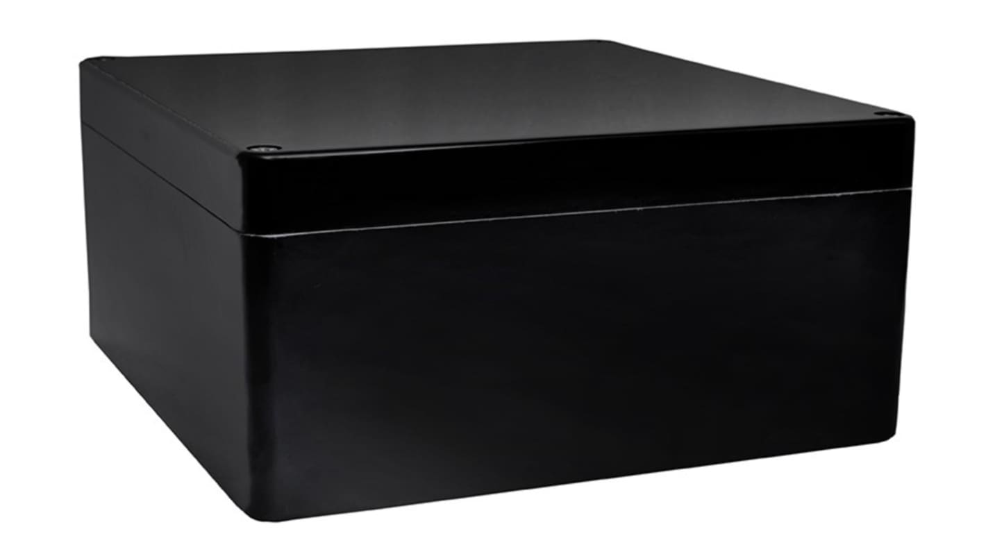 RS PRO Black Fibreglass Reinforced Polyester General Purpose Enclosure ...