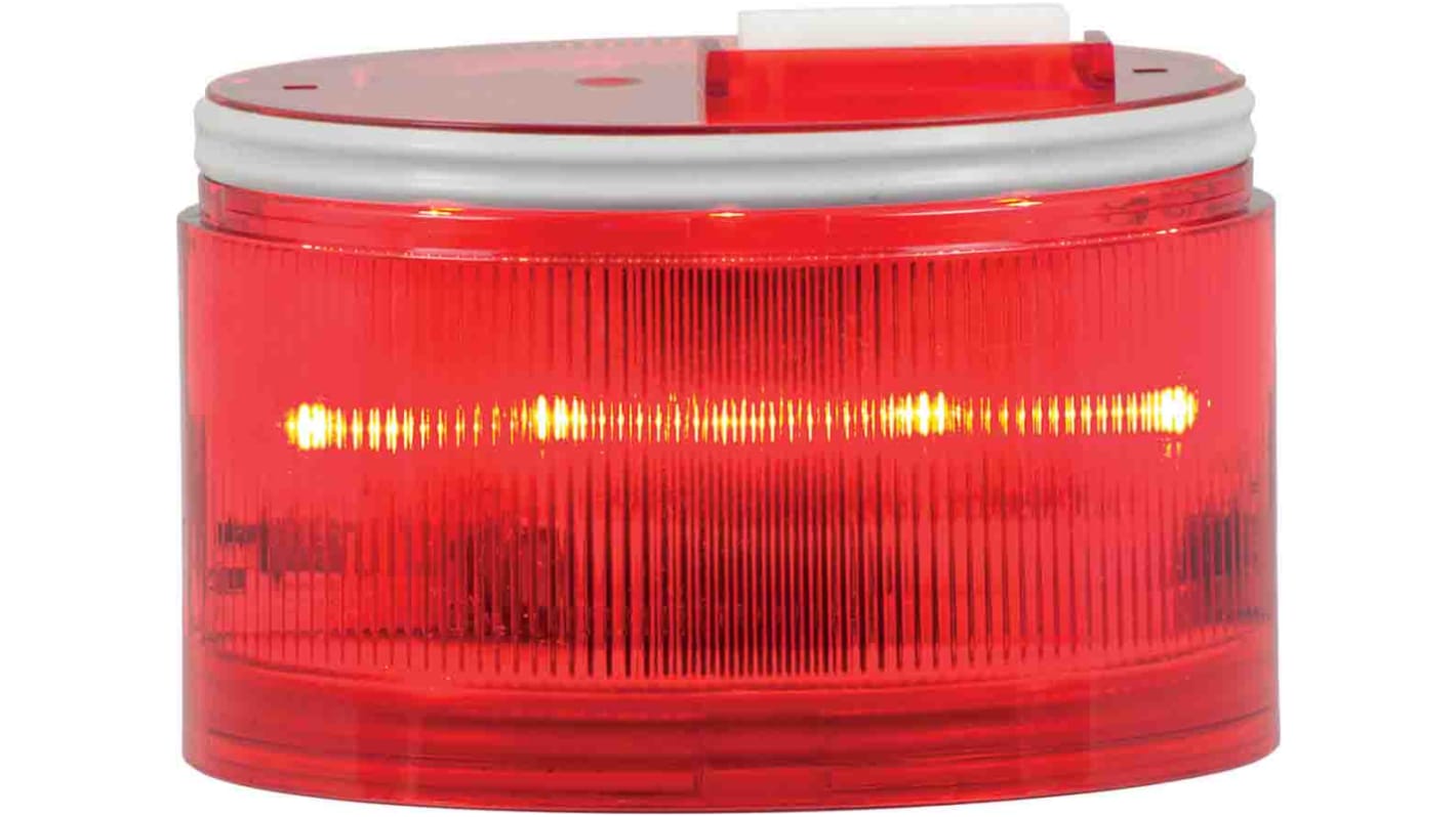 RS PRO Red Multiple Effect Flashing Light Element, 24 V ac/dc, 240 V ac ...