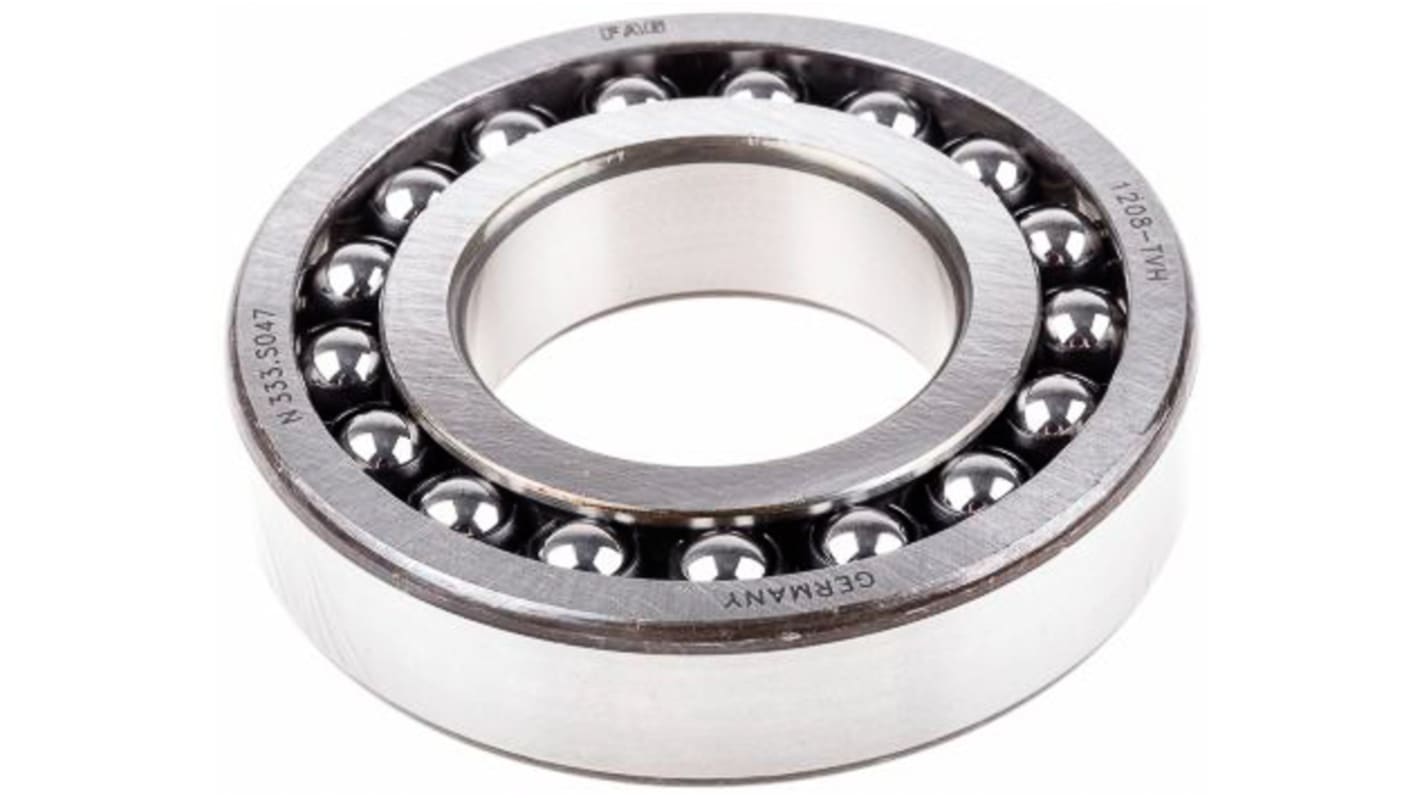 FAG 1208-K-TVH-C3 Self Aligning Ball Bearing- Open Type 40mm I.D, 80mm ...