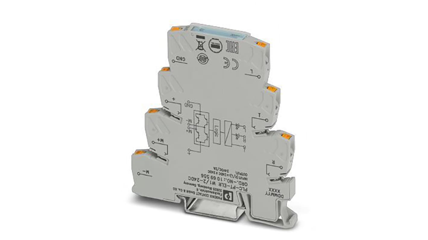 1069556 | Phoenix Contact Interface Relay, DIN Rail Mount | RS