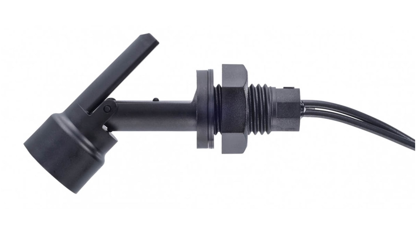 RS PRO Threaded Nylon Float Switch, Float, 1m Cable, NO/NC, 240V ac Max ...