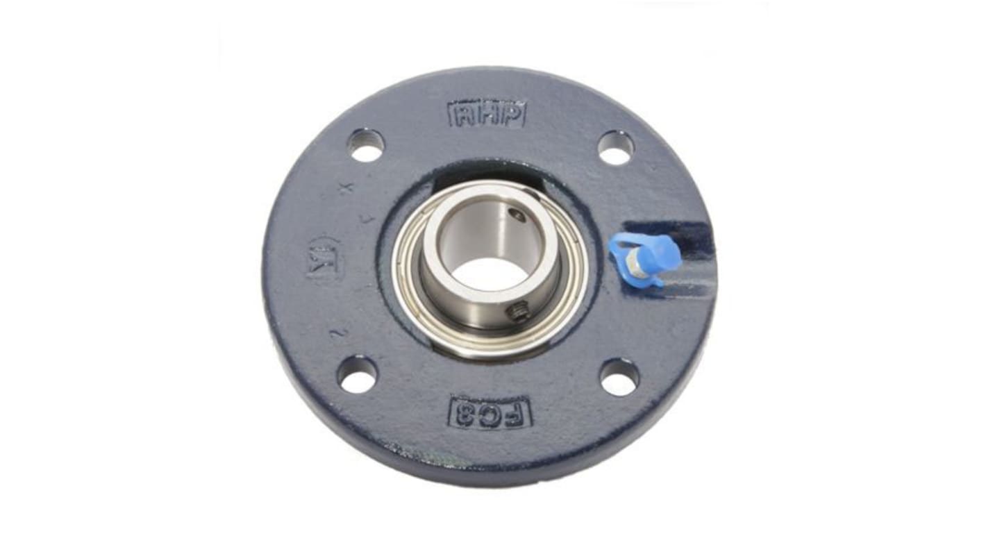 4 Hole Flange Bearing Unit, FC40, 40mm ID | RS