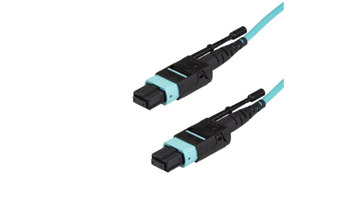 MPO12PL3M | Startech MPO to MPO Duplex Multi Mode OM3 Fibre Optic Cable ...