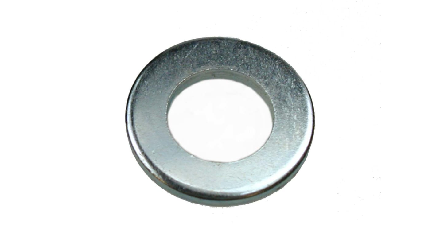 Bright Zinc Plated Steel Plain Washers, M5, BS 4320C | RS