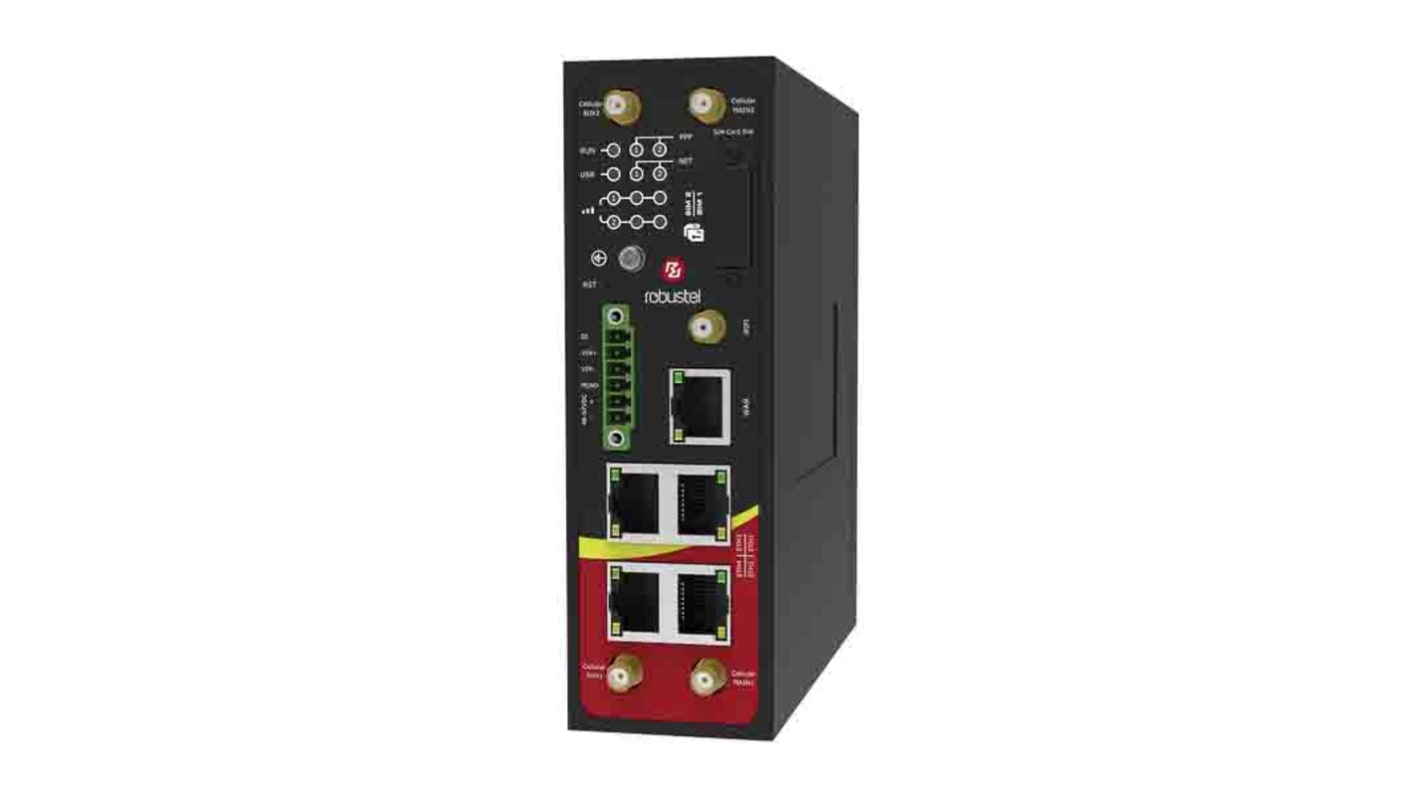 R2000-D4L2 | Robustel R2000 Dual 4G, WiFi, 4 Ports | RS