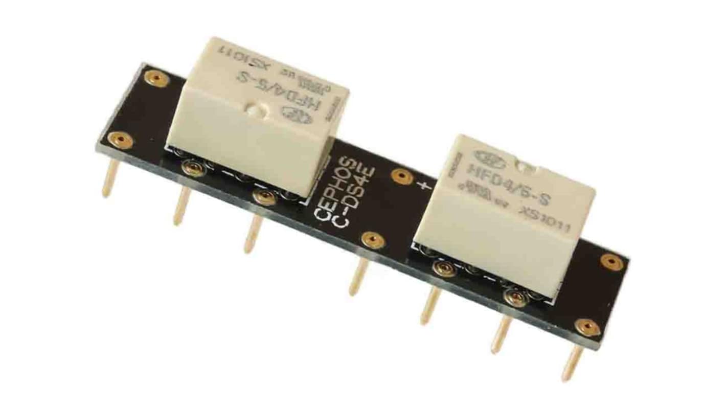 RS PRO PCB Mount Signal Relay, 5V dc Coil, 1A Switching Current, 4PDT | RS