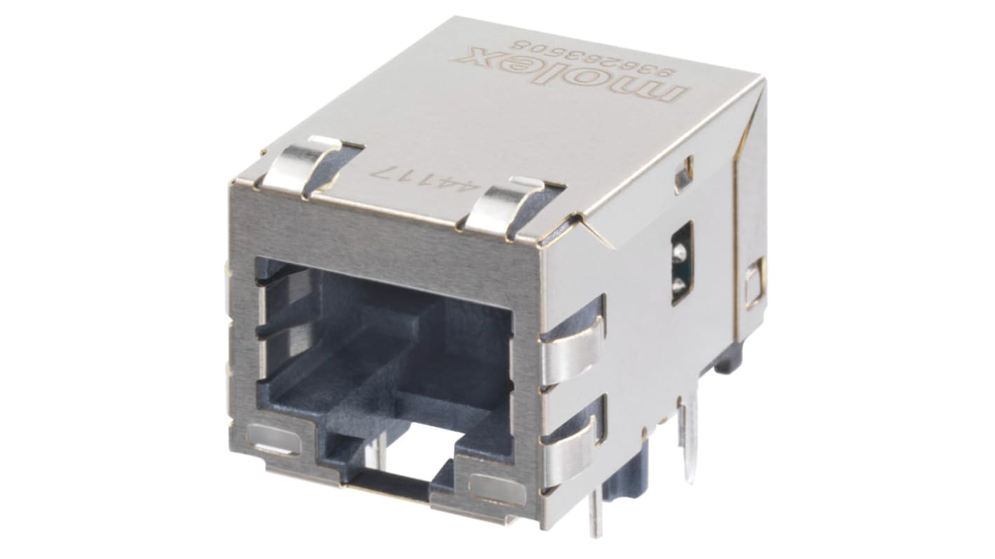 Molex RJ45 モジュラーコネクタ, メス, RJ45コネクタ, パネルマウント, 93626-8520 | RS