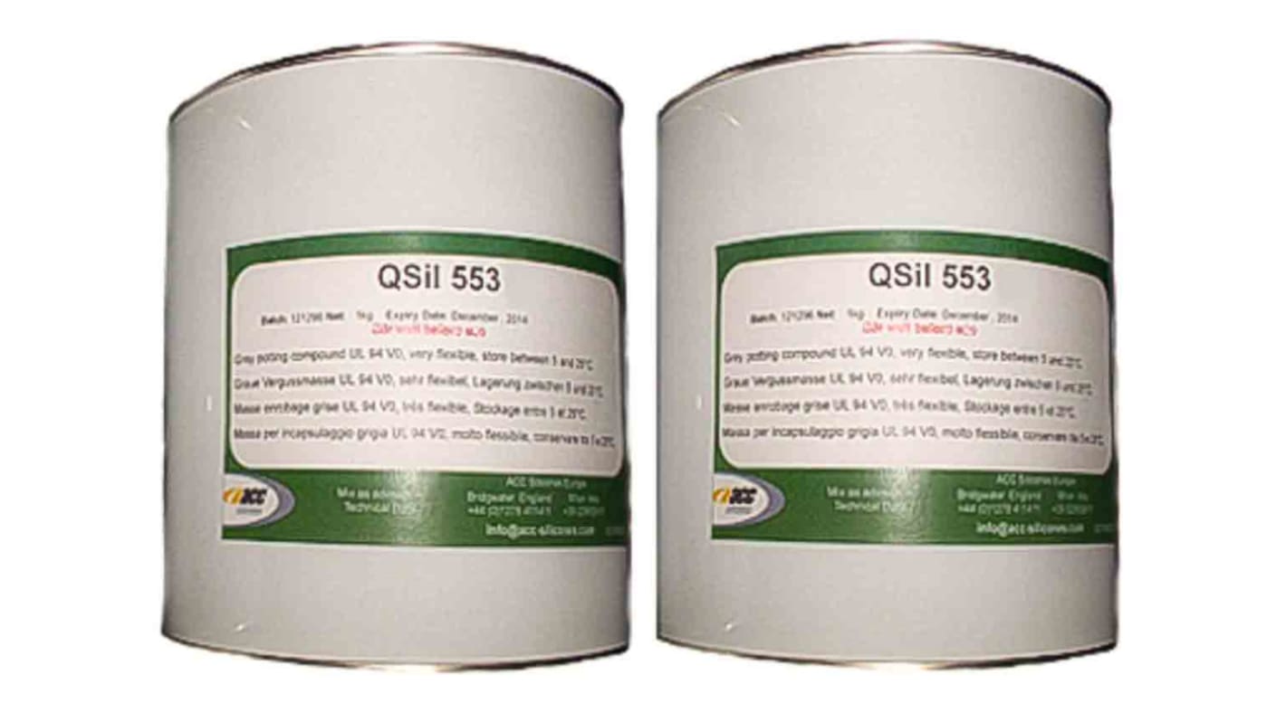 520005402 | Kit de Résine d'enrobage, Silicone 2 L QSil 553 | RS