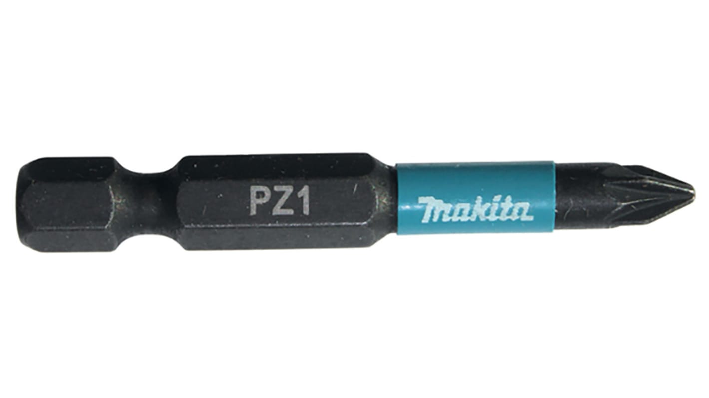 B-63747 | Makita Hexagon Screwdriver Bit, PZ1 Tip, 50 mm Overall | RS
