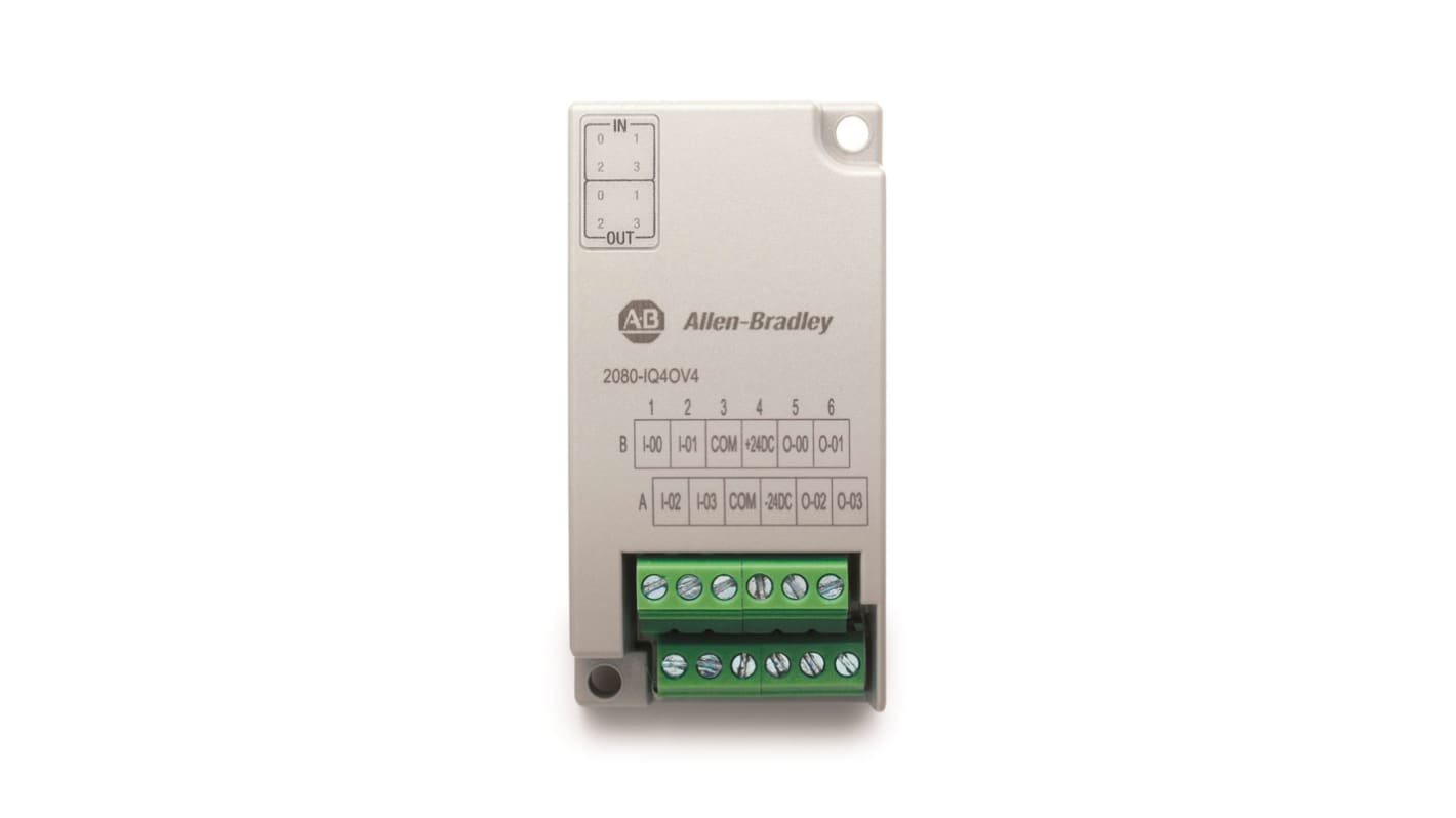 2080-IQ4OV4 | Rockwell Automation Bulletin 2080 Series PLC I/O Module ...
